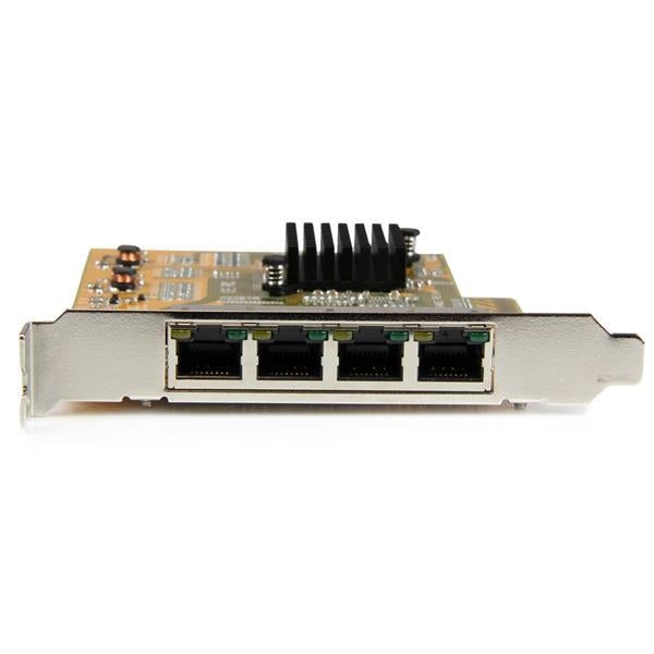 StarTech Network 4Port PCIe Gigabit Network Adapter Card Retail (ST100 ...